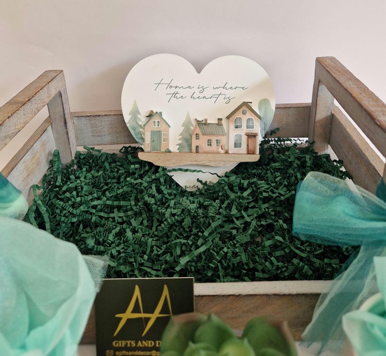 New Home Hamper, Housewarming Gift Box ,new Flat Gift, Home Sweet Home ...