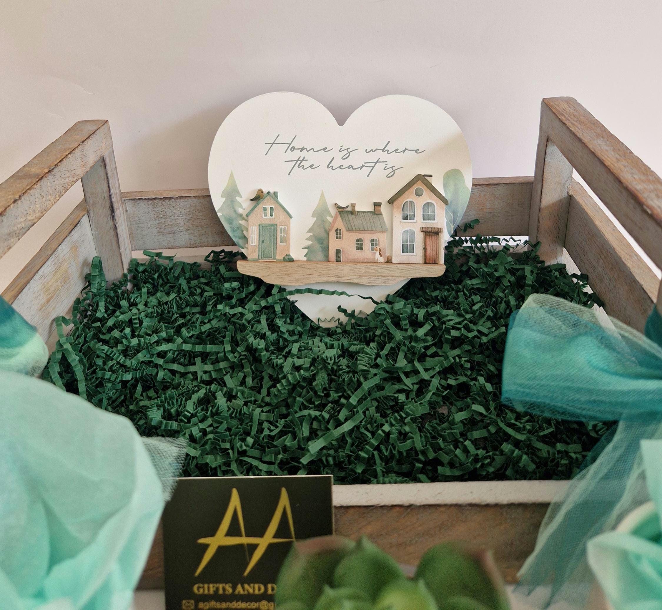 New Home Hamper, Housewarming Gift Box ,new Flat Gift, Home Sweet Home ...