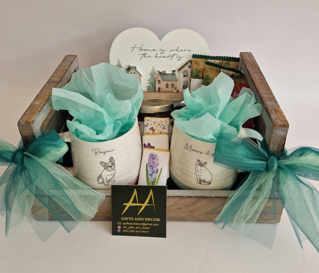 New Home Hamper, Housewarming Gift Box ,new Flat Gift, Home Sweet Home ...