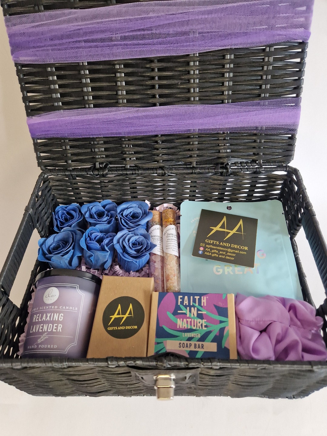 Pamper Hamper for Her , Thank You Gift, Birthday Hamper, I Love You ...