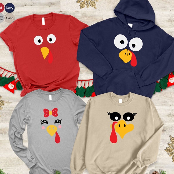 Turkey Face Shirt - Etsy