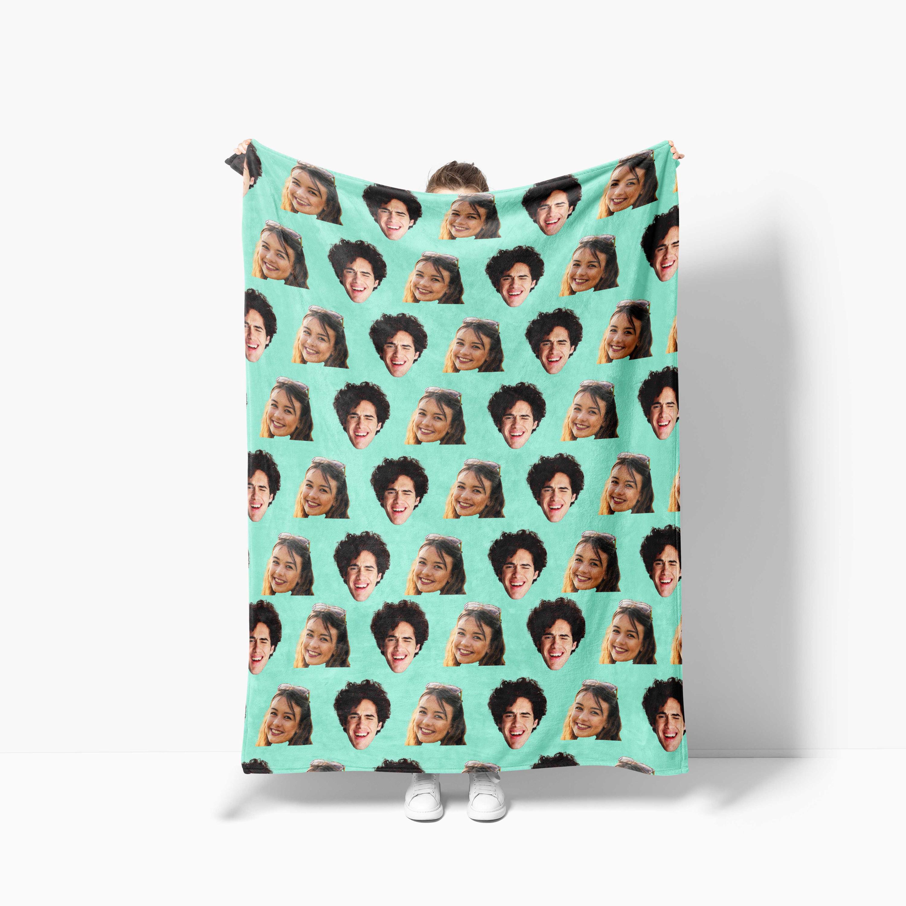 Custom Face Blanket: Personalized Photo Gift - Etsy