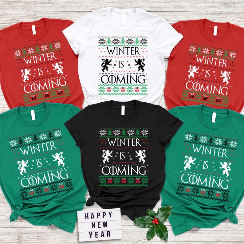 Winter is Coming Sweatshirt: Ugly Christmas Long Sleeve Shirt - Etsy