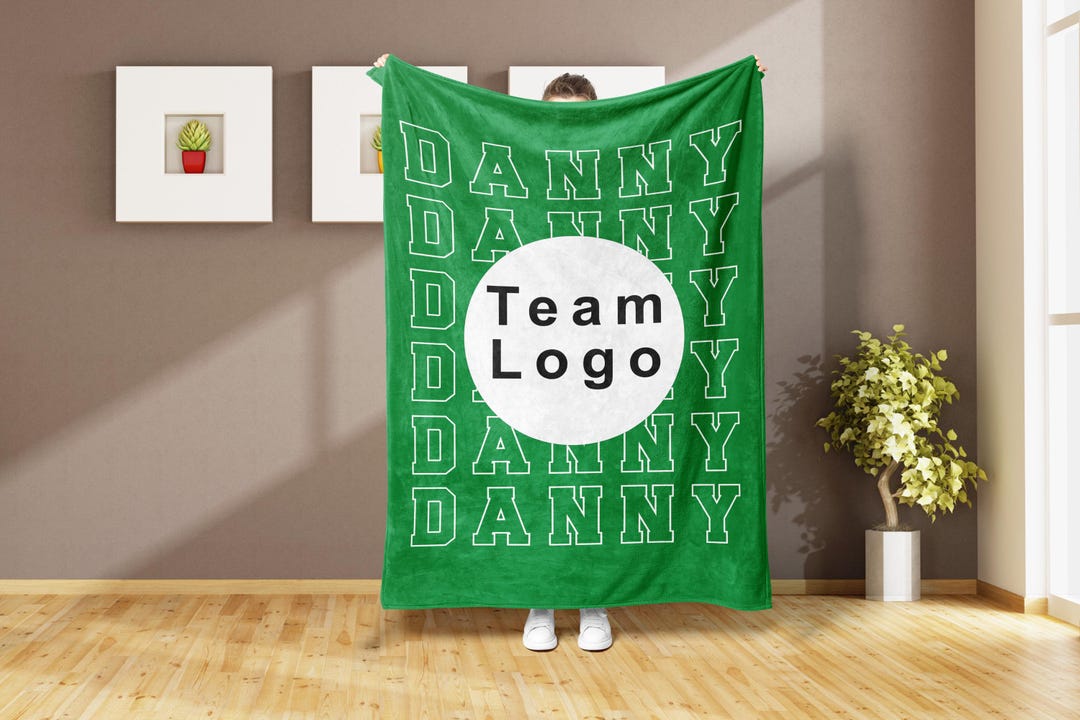 Custom Team Logo Blanket: Personalized Sports or Corporate Gift - Etsy