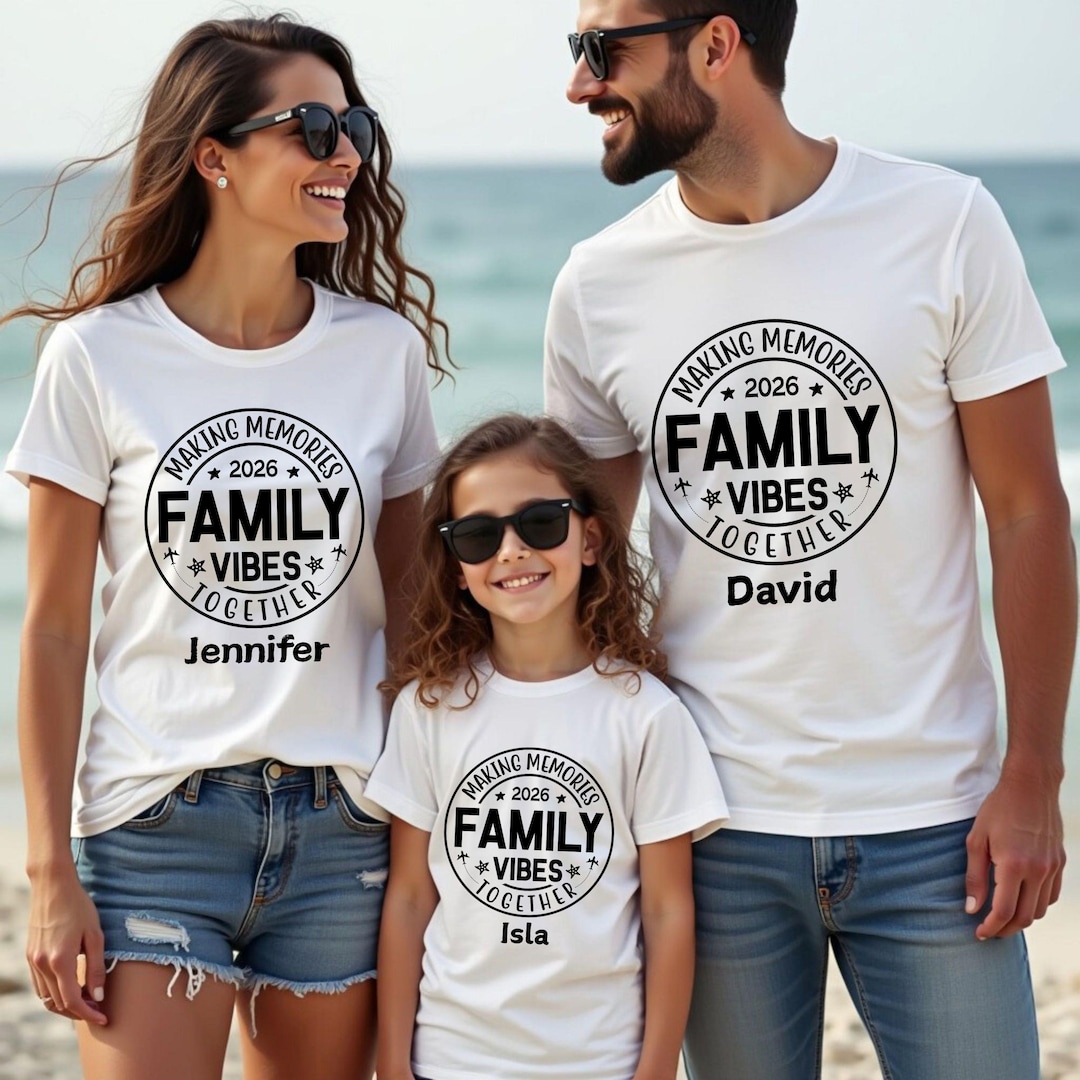 Family Vibes 2026 Matching Vacation Shirt: Making Memories Together - Etsy