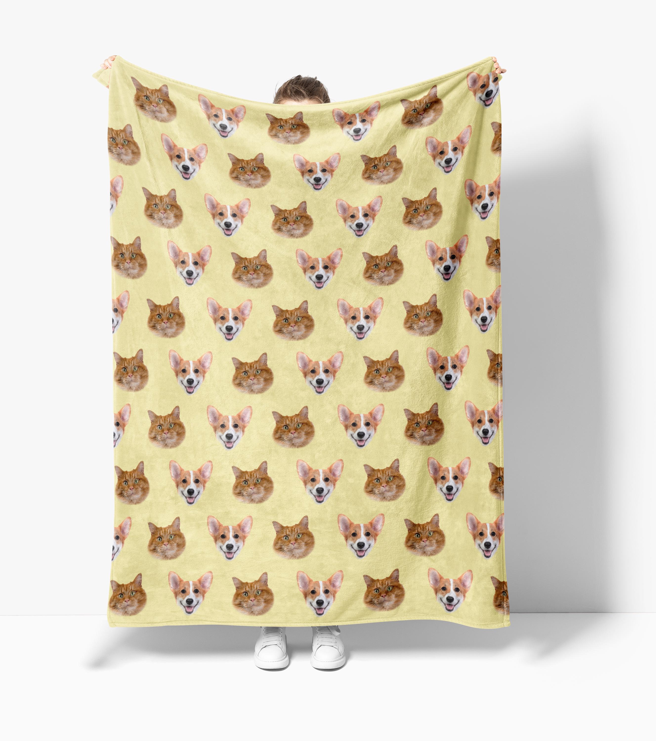 Custom Face Blanket: Personalized Photo Gift - Etsy