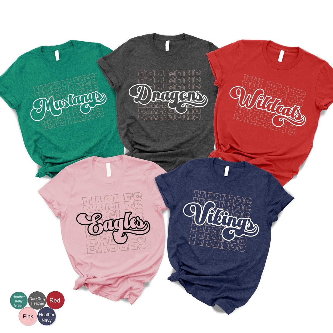 Custom Favorite Team Shirt, Game Day T-shirt, Sports Lovers Tee, School ...