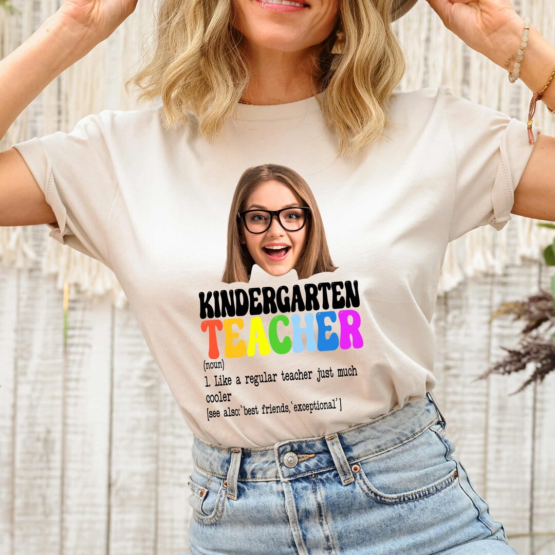 Personalized Kindergarten Teacher Definition Shirt,back to School Gift ...