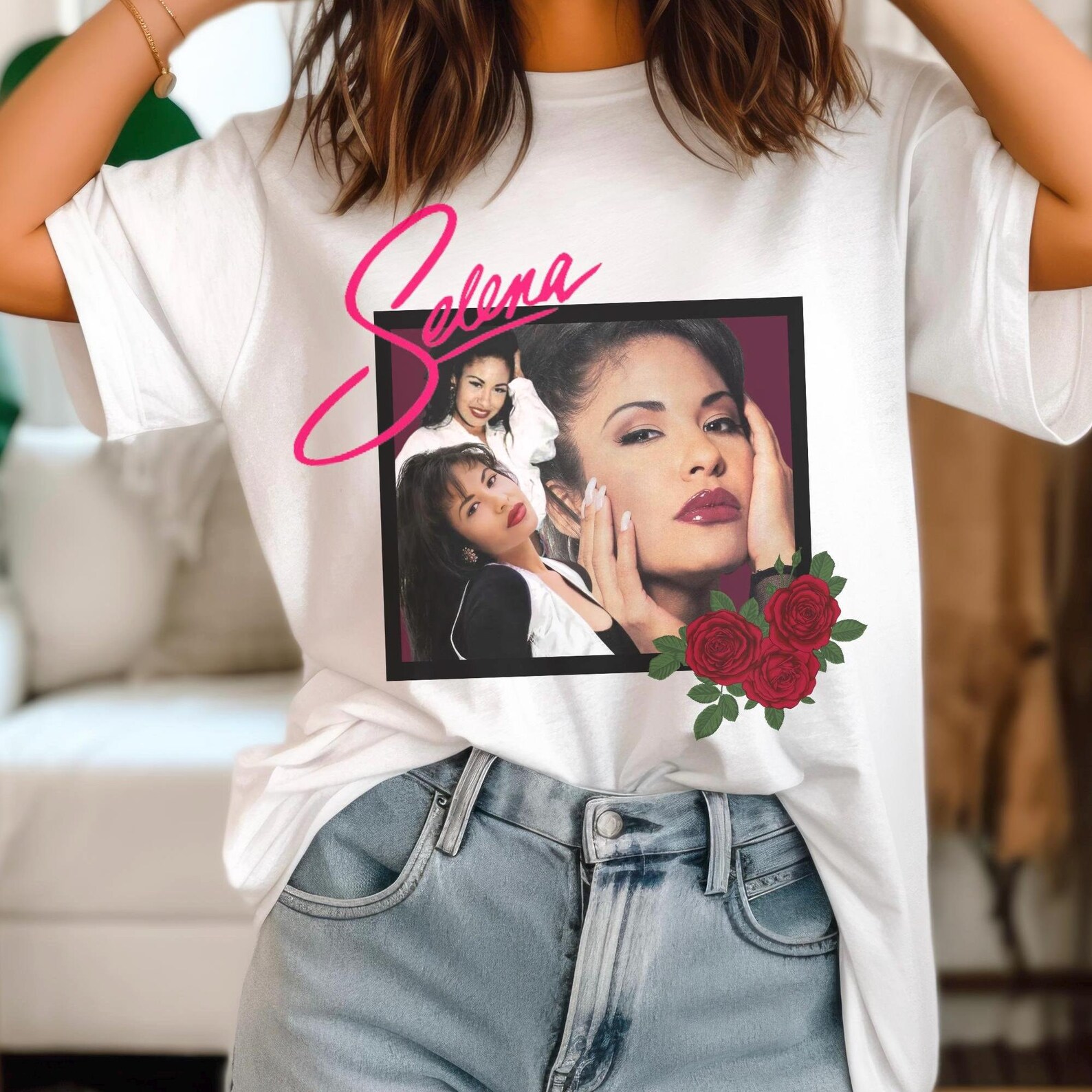 Selena Quintanilla Shirt Glamour Shots Tee 90s Tejano Music Legend ...