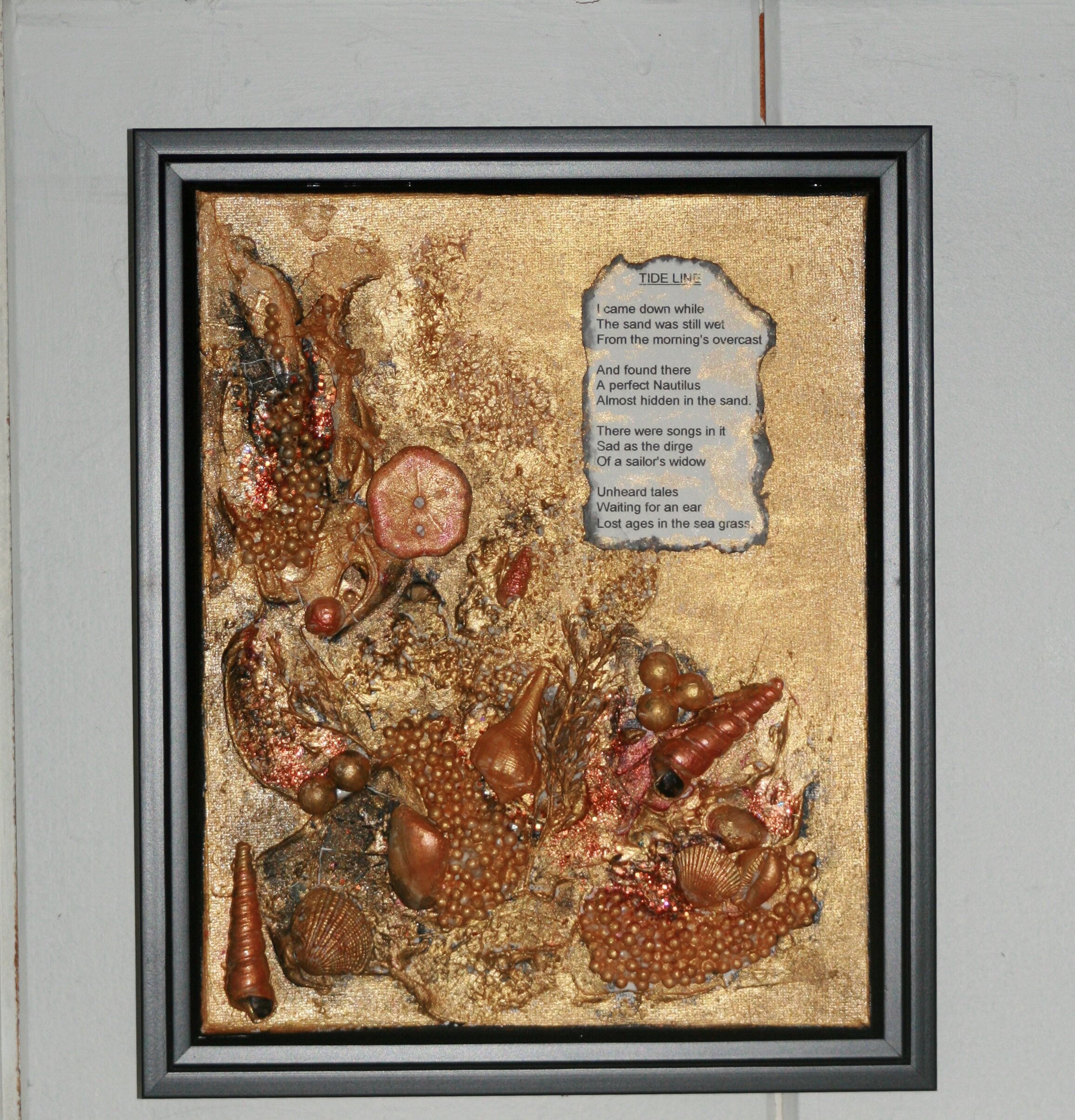 Custom Framed Ocean Tableau With Original Poem - Etsy