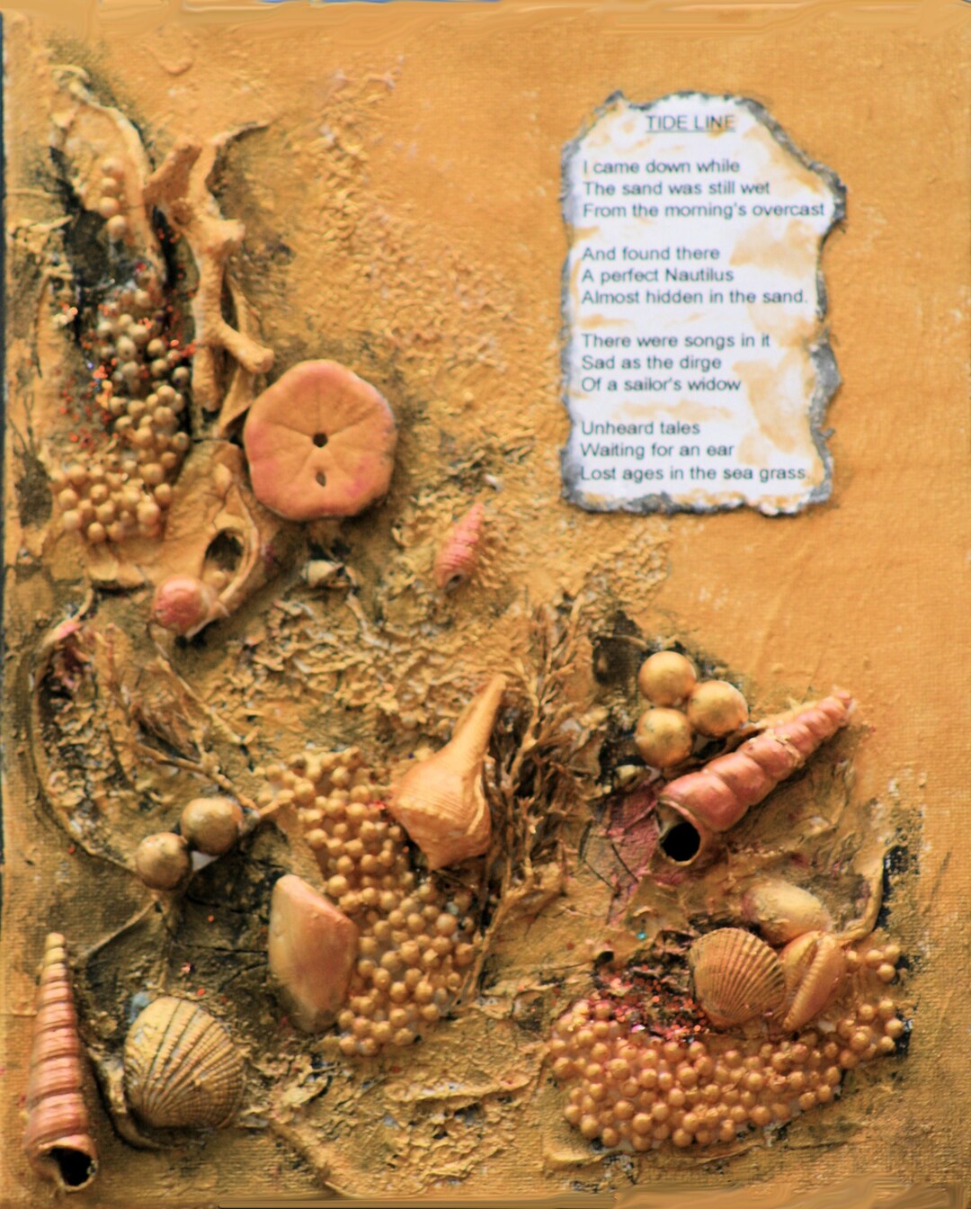 Custom Framed Ocean Tableau With Original Poem - Etsy