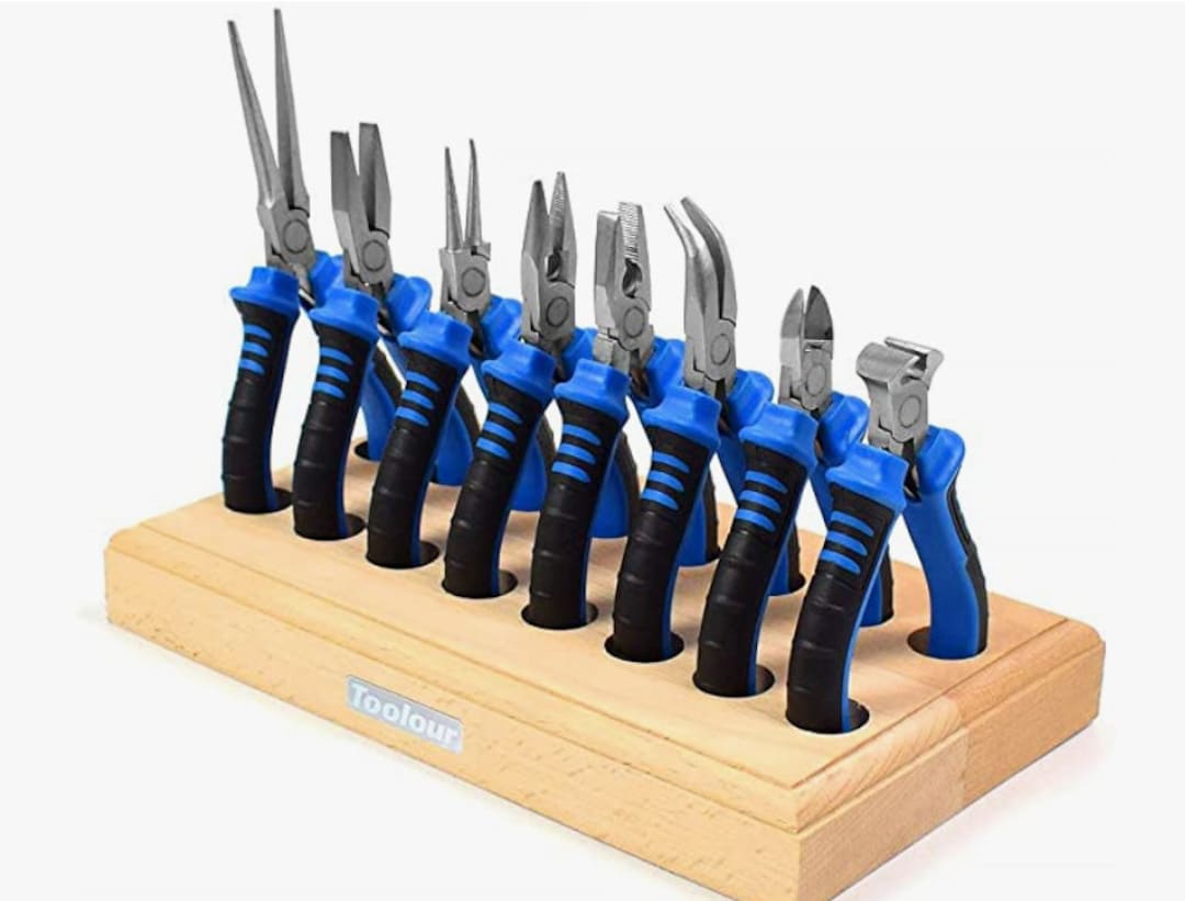 Jewelry Making Tools 8pcs Set /mini Precision Pliers Kit With Wood ...