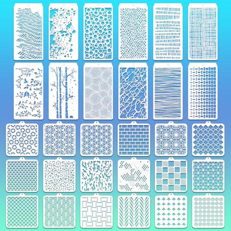 Geometric Stencil - Etsy