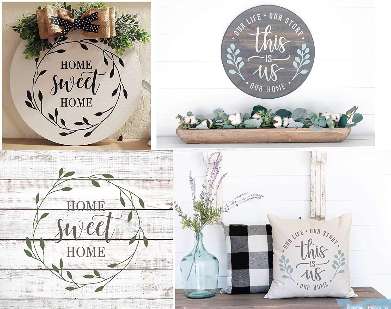 Farmhouse Stencils Farm Theme Reusable Stencils for Painting - Etsy