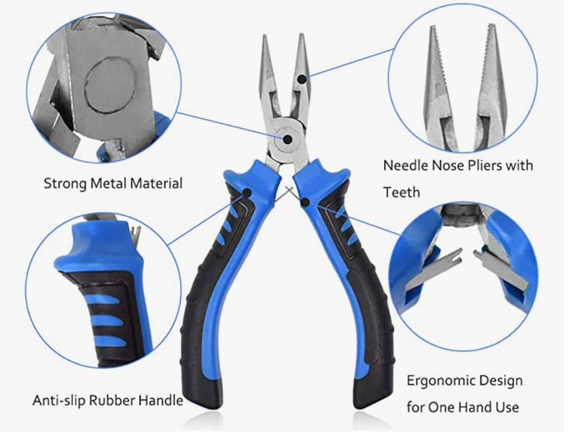 Jewelry Making Tools 8pcs Set /mini Precision Pliers Kit With Wood ...