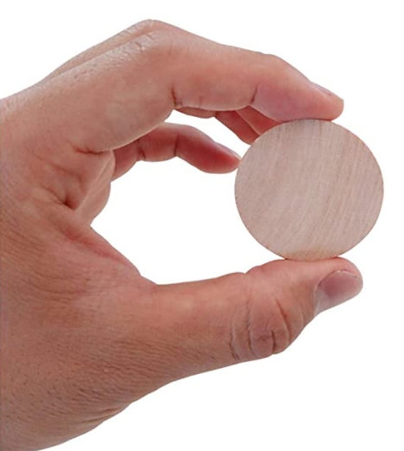 1.5 Inch Natural Wood Slices/unfinished Round Wood Coins for DIY Arts ...