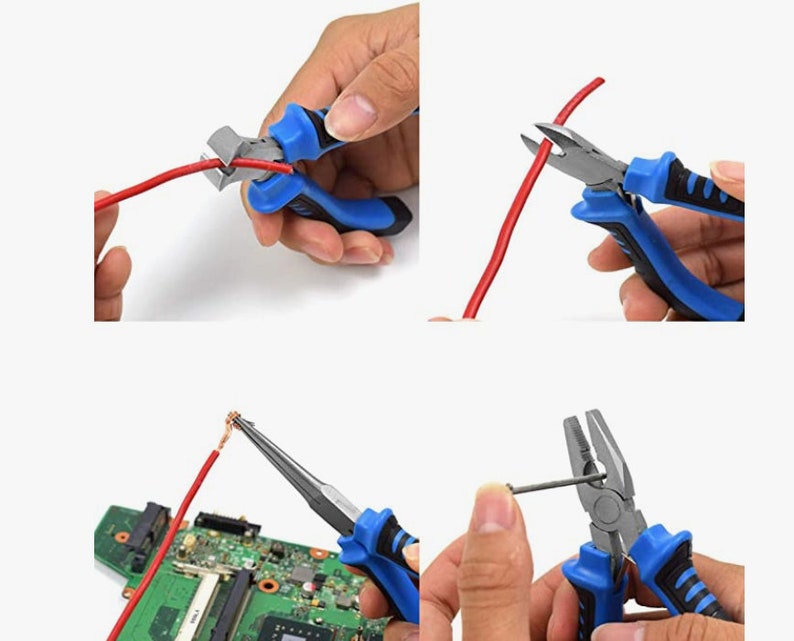 Jewelry Making Tools 8pcs Set /mini Precision Pliers Kit With Wood ...