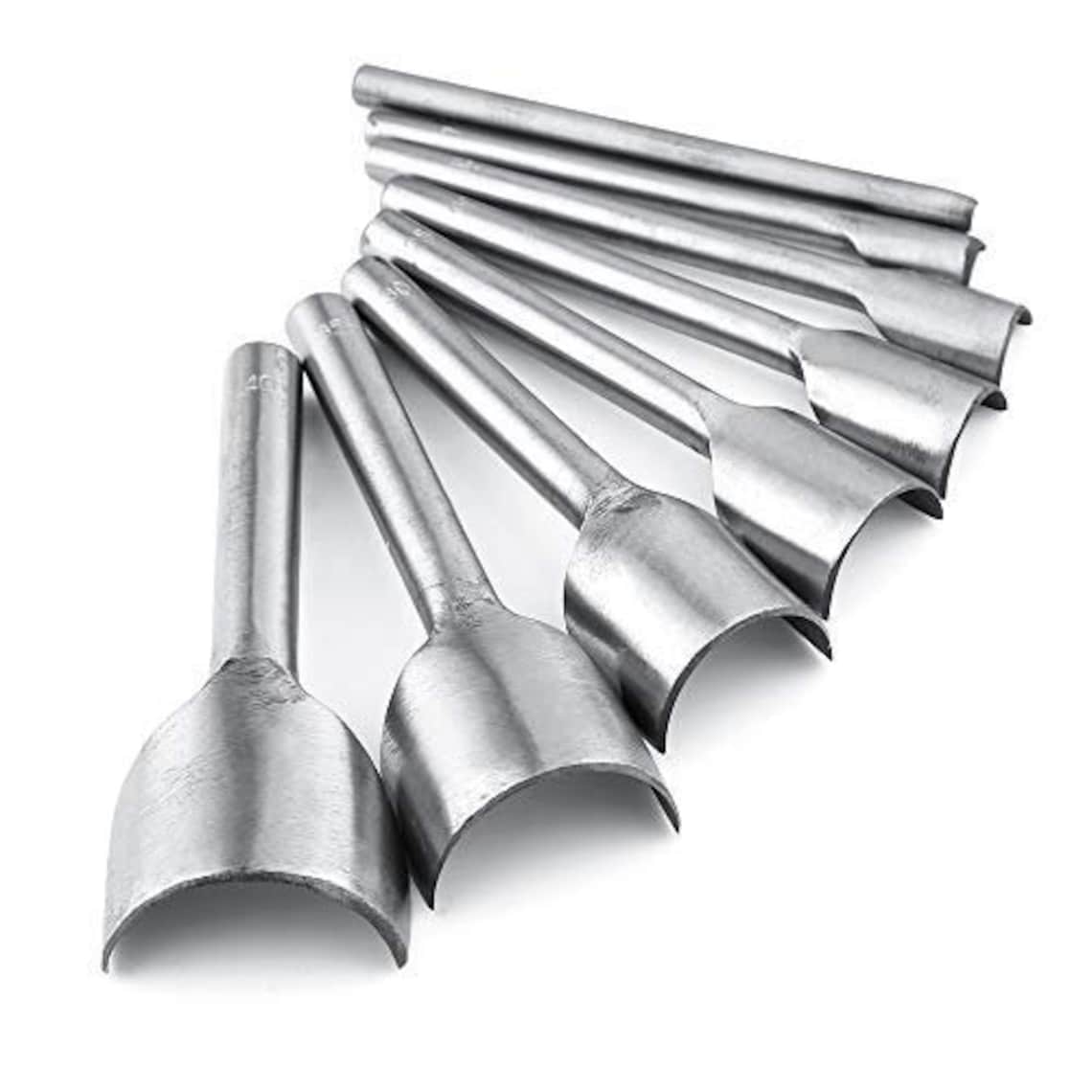 8-piece Half-round Leather Craft Cutter Punch Set for Crafting Straps ...