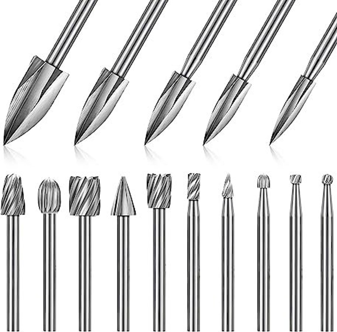 15-piece Wood Carving and Engraving Drill Bit Set With Engraving ...