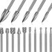 15-piece Wood Carving and Engraving Drill Bit Set With Engraving ...