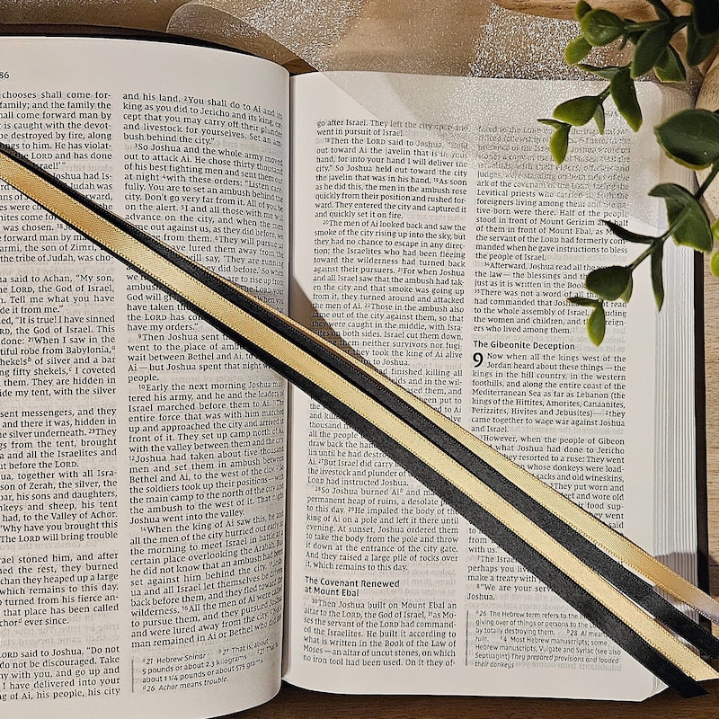 Ribbon Bookmarks - Etsy