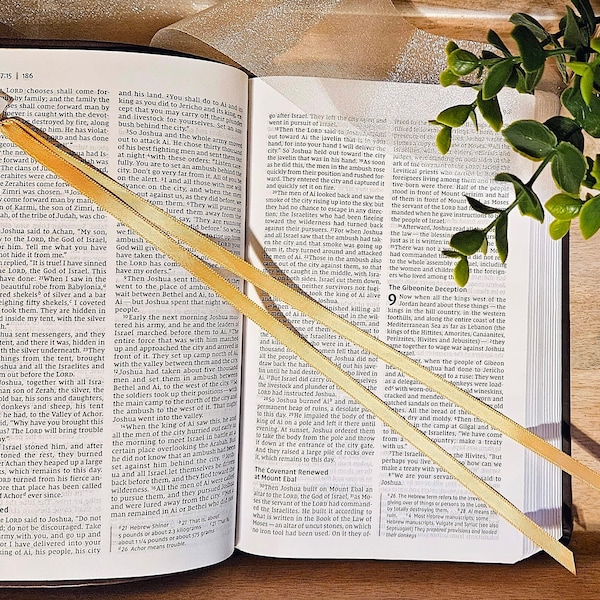 Ribbon Bookmark - Etsy