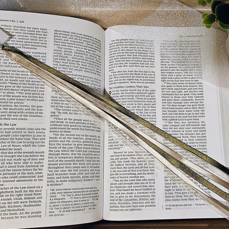 Ribbon Bookmark - Etsy