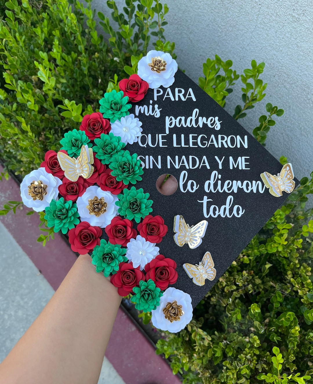 Grad Cap, Mexican Grad Cap, Graduation Cap, Grad Cap Topper, Flower ...