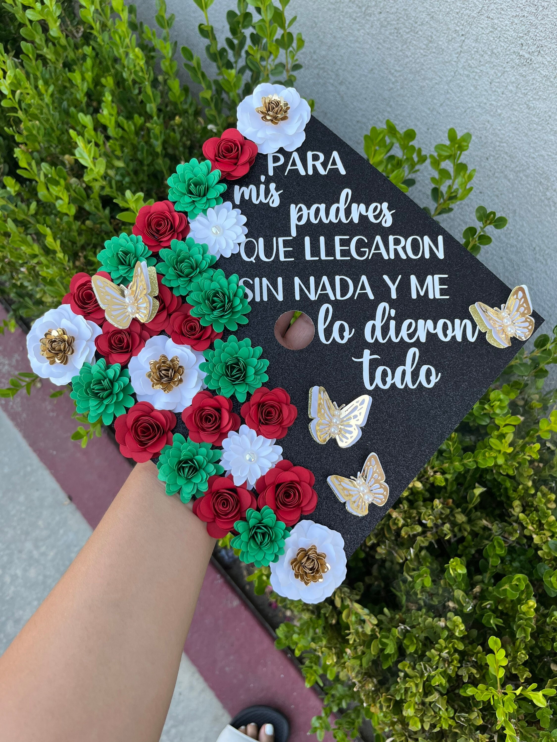 Grad Cap, Mexican Grad Cap, Graduation Cap, Grad Cap Topper, Flower ...