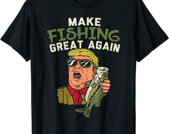 Trump Fishing Shirt - Etsy