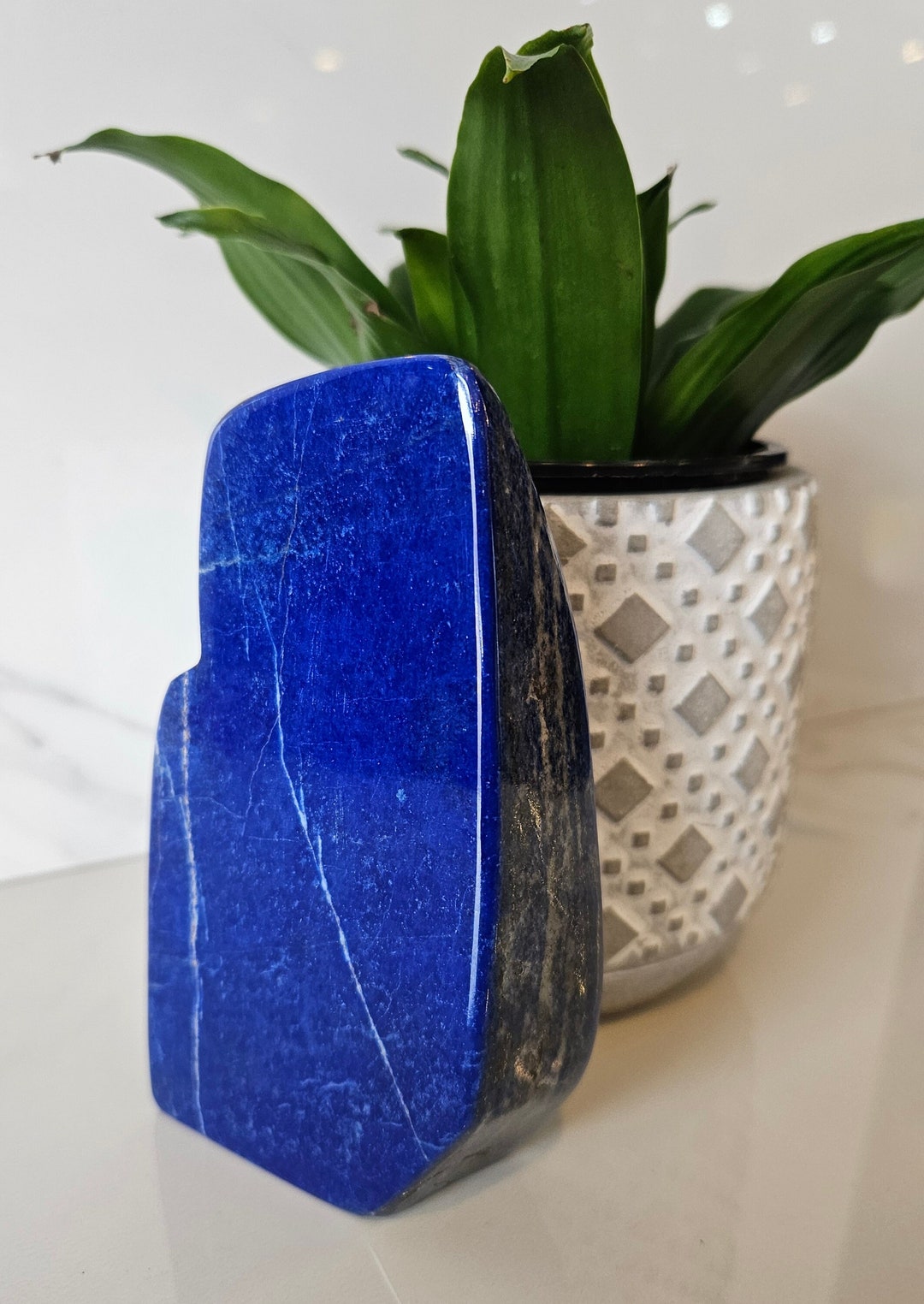 Free Form Stone From Lapis Lazuli, Tumbled Stone, Gemstone Rock - Etsy