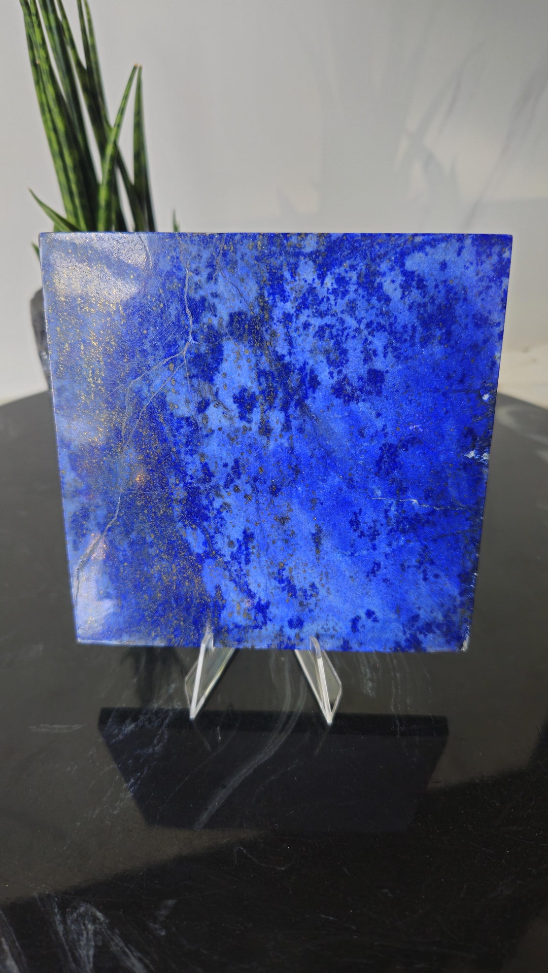 10x10 Cm Polished Stone Sided Tile | A+++ Lapis Lazuli, Lapis Lazuli, Lapis Palm Stone, Lapis ...