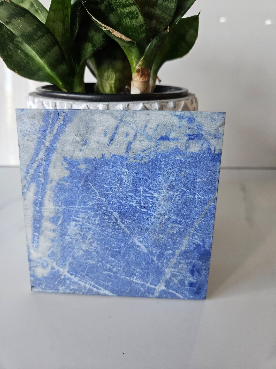 10x10 Cm Stone Sided Tile Nurturing Decor Desk - Etsy