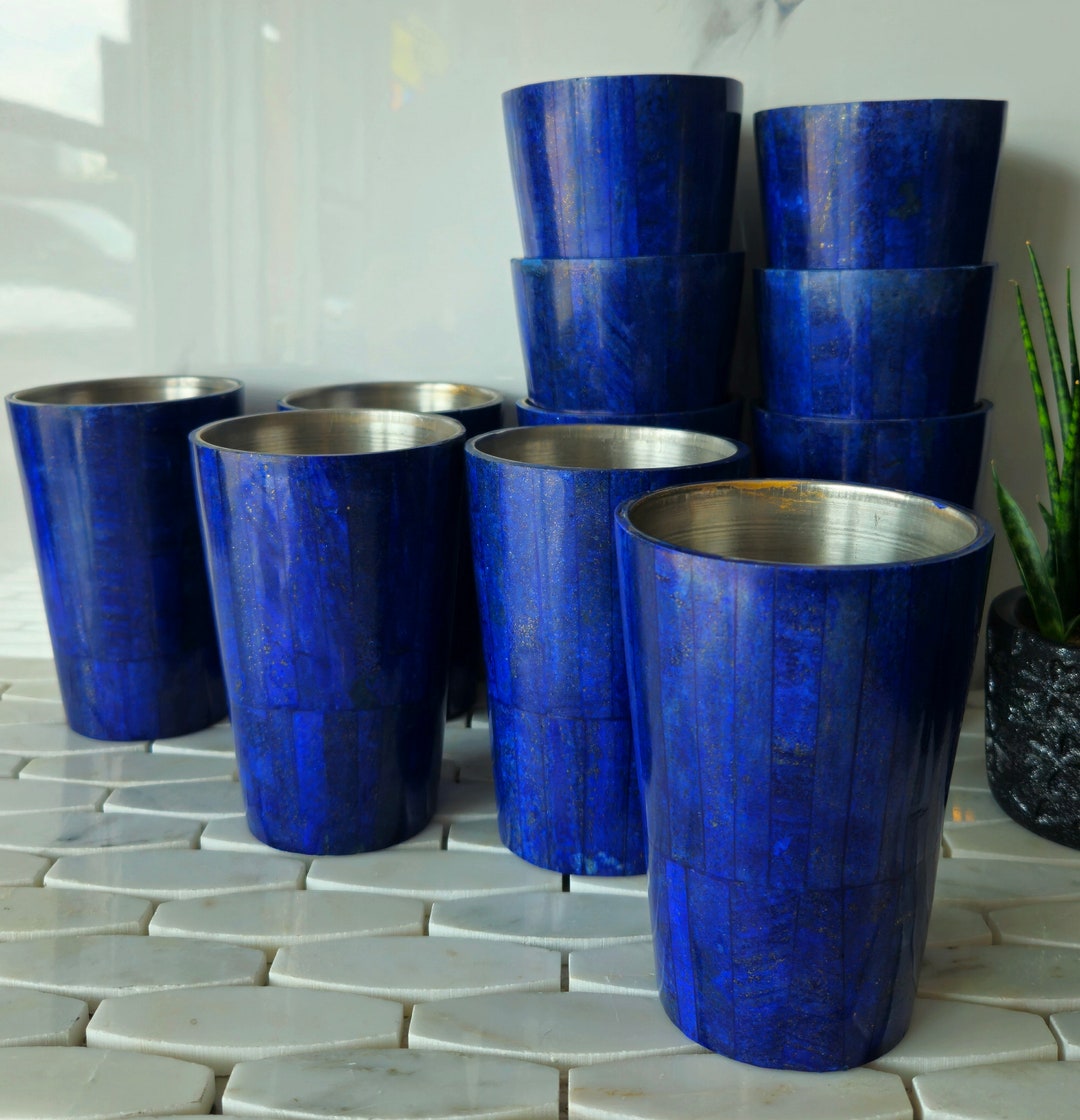 Lapis Lazuli Drinking Cups A+++ Grade Lapis Lazuli, Lapis Lazuli Cup ...