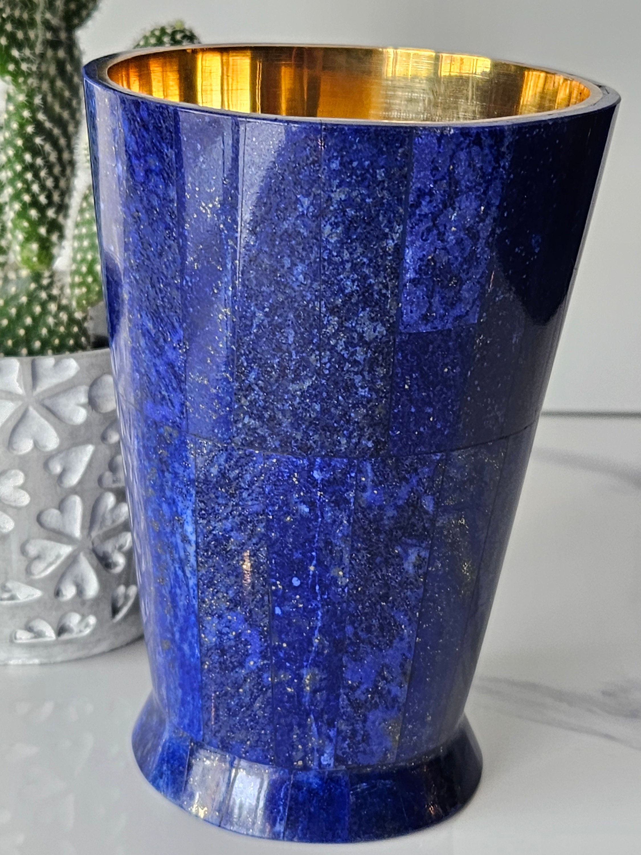 Lapis Lazuli Drinking Cups A Grade Lapis Lazuli, Lapis Lazuli Cup ...