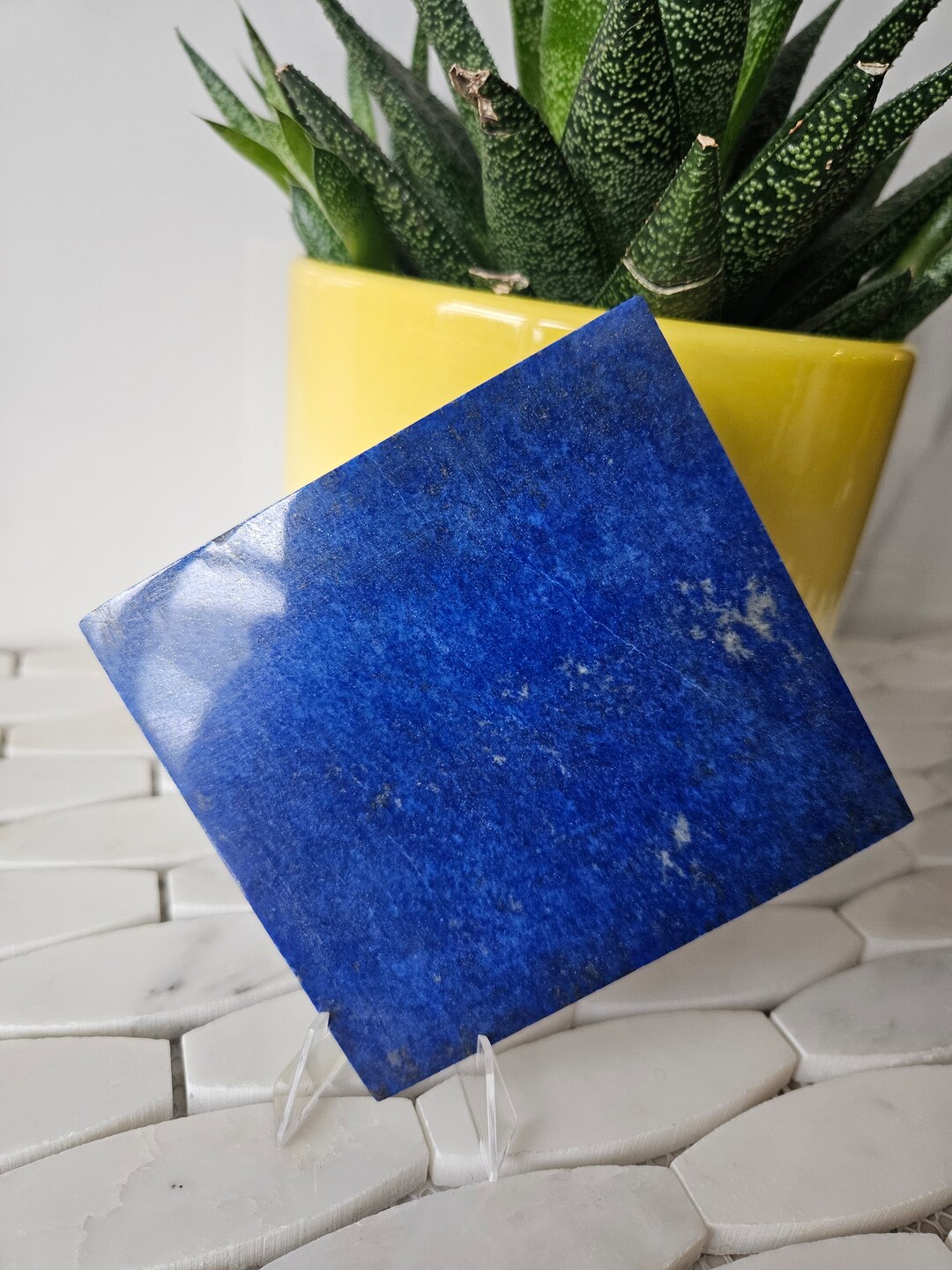 10x10 Cm Stone Sided Tile | A+++ Lapis Lazuli, Polished, Calmness, Tumbled, Lapis Lazuli Pendant ...