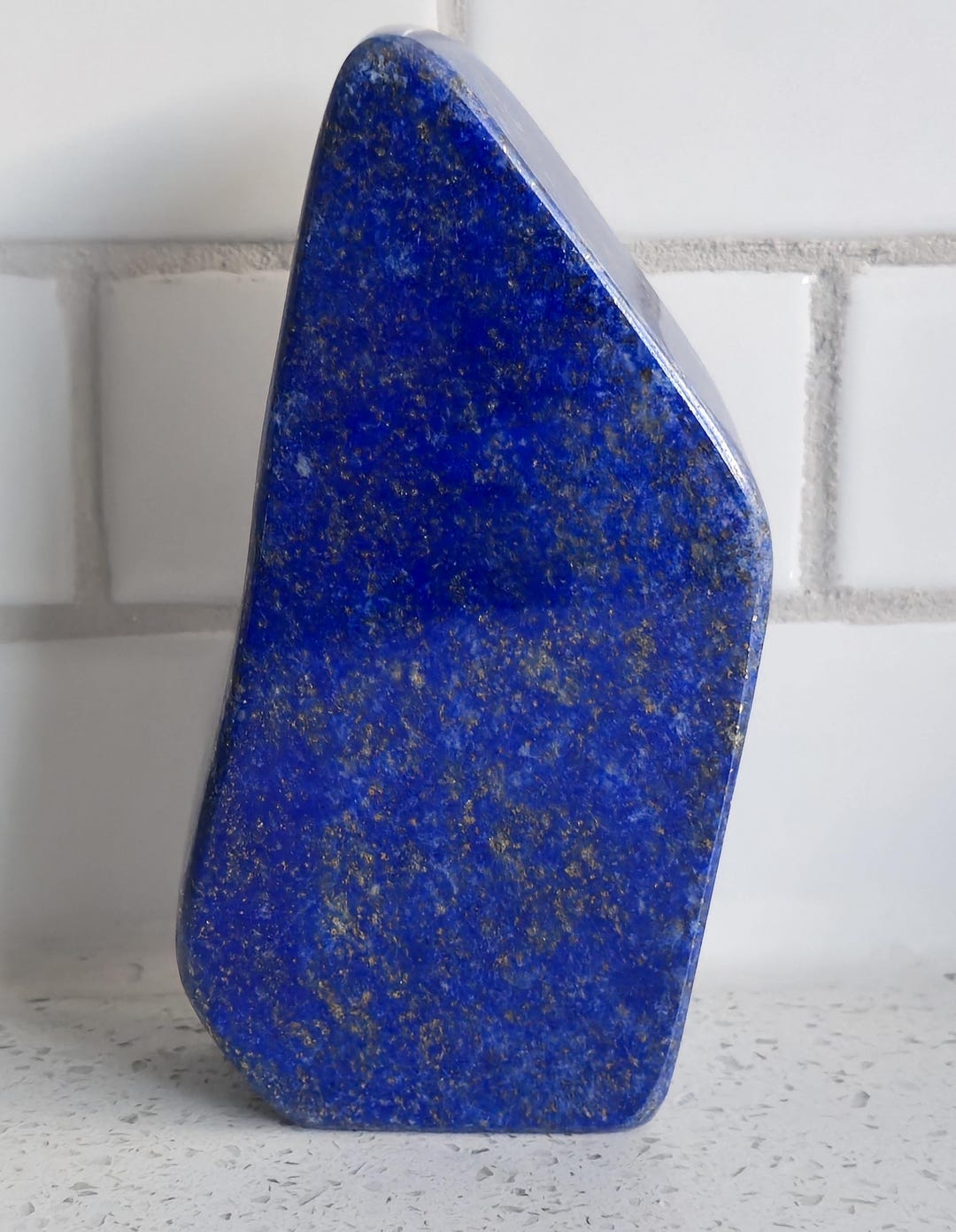 Polished Lapis Lazuli Slab: Afghanistan Crystal With Golden Pyrite - Etsy