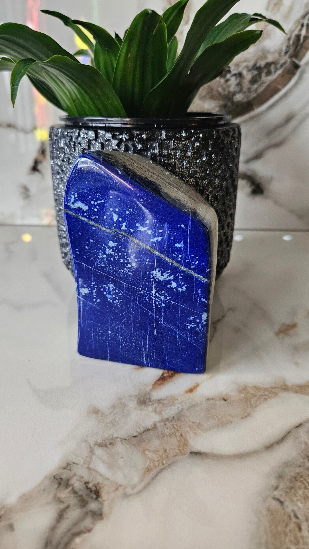 Grade A++ Authentic Free Form Stone From Lapis Lazuli, Tumbled Stone ...