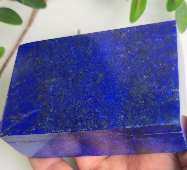 Lapis Lazuli Jewelry Box | Handcrafted Hinged Keepsake, 10 Cm - Etsy