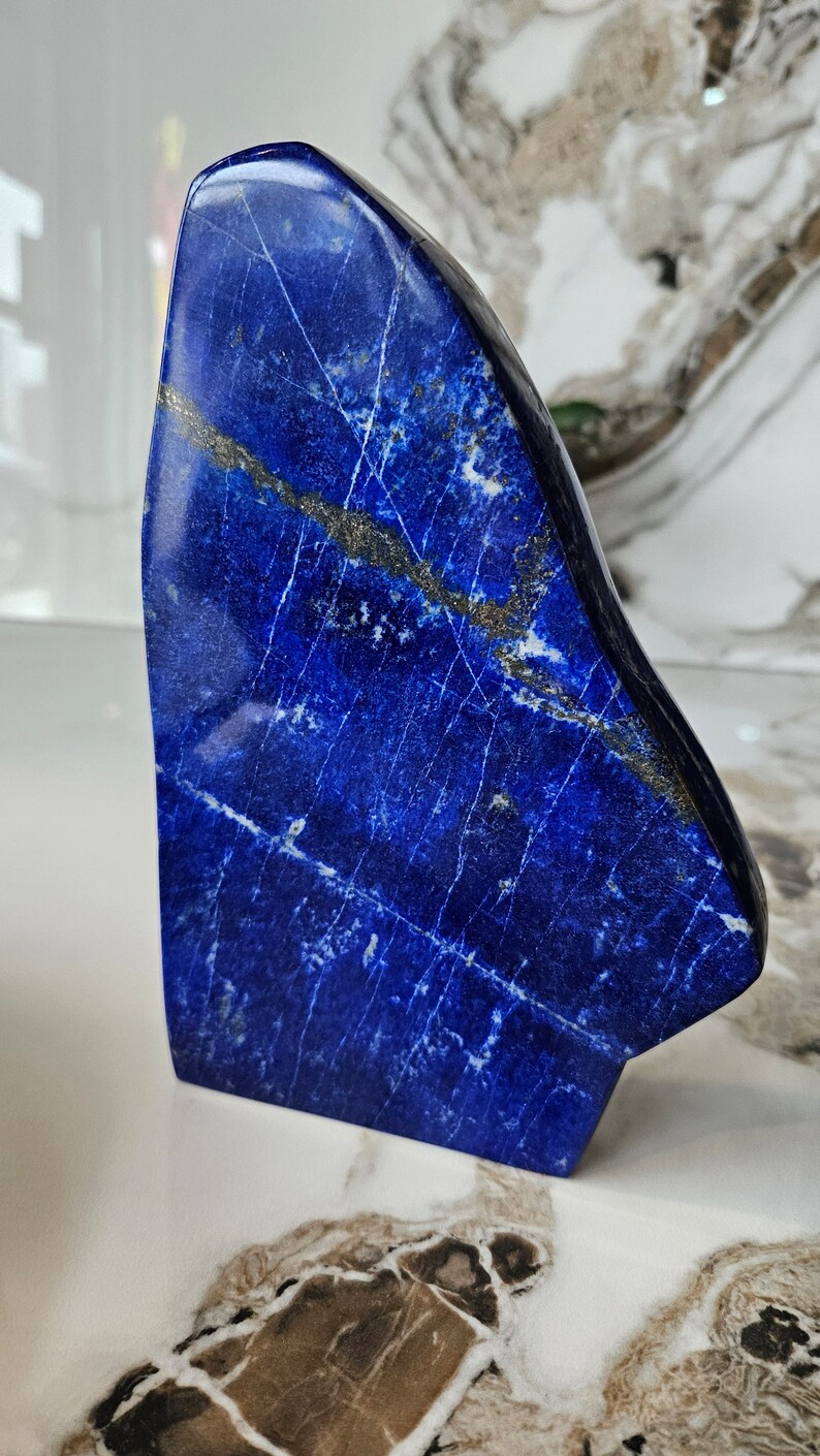 Crystal Paperweight, Afghan Lapis Lazuli Freeform 18 Cm | Polished Blue ...