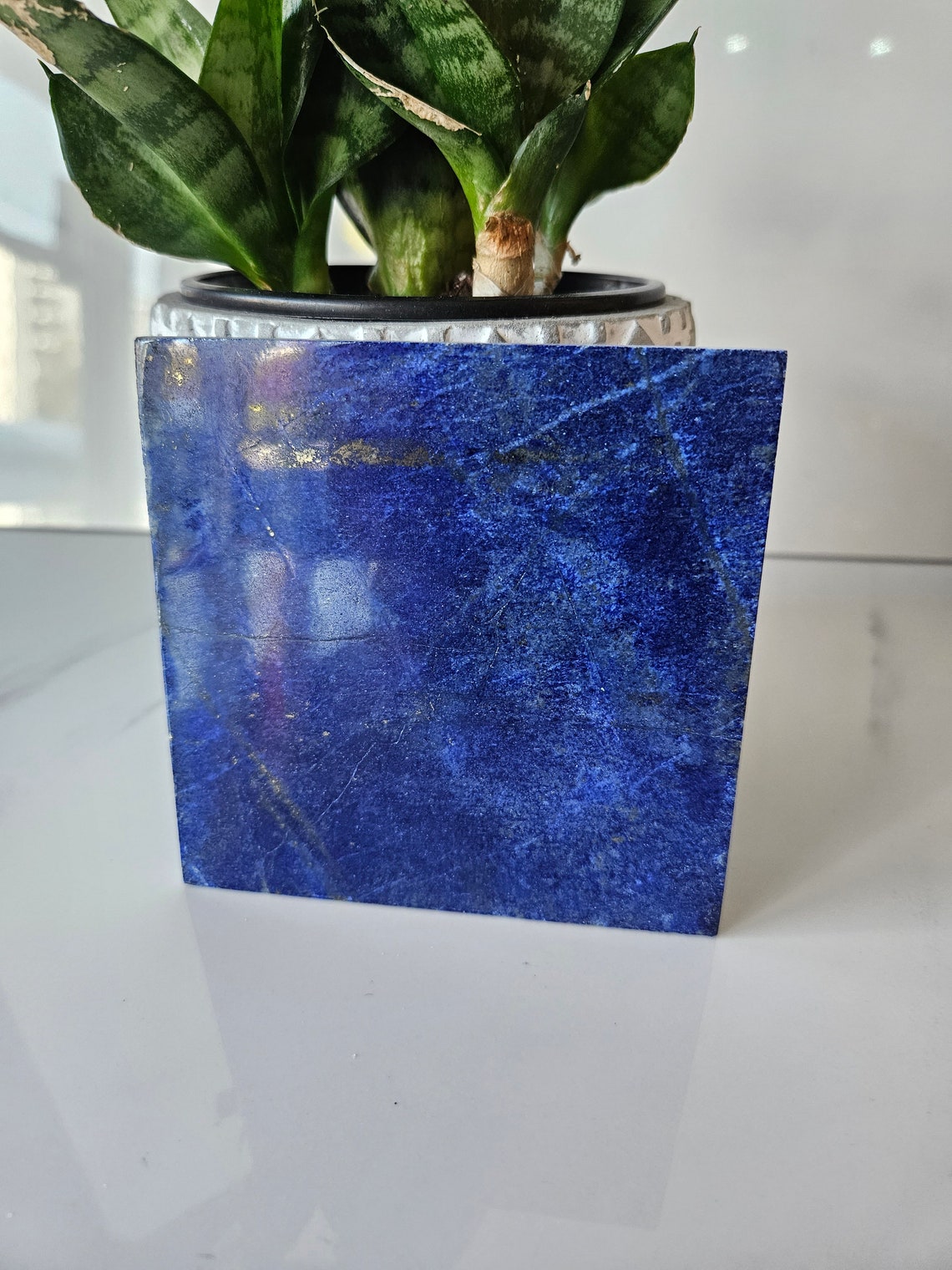 10x10 Cm Stone Sided Tile Nurturing Decor Desk - Etsy