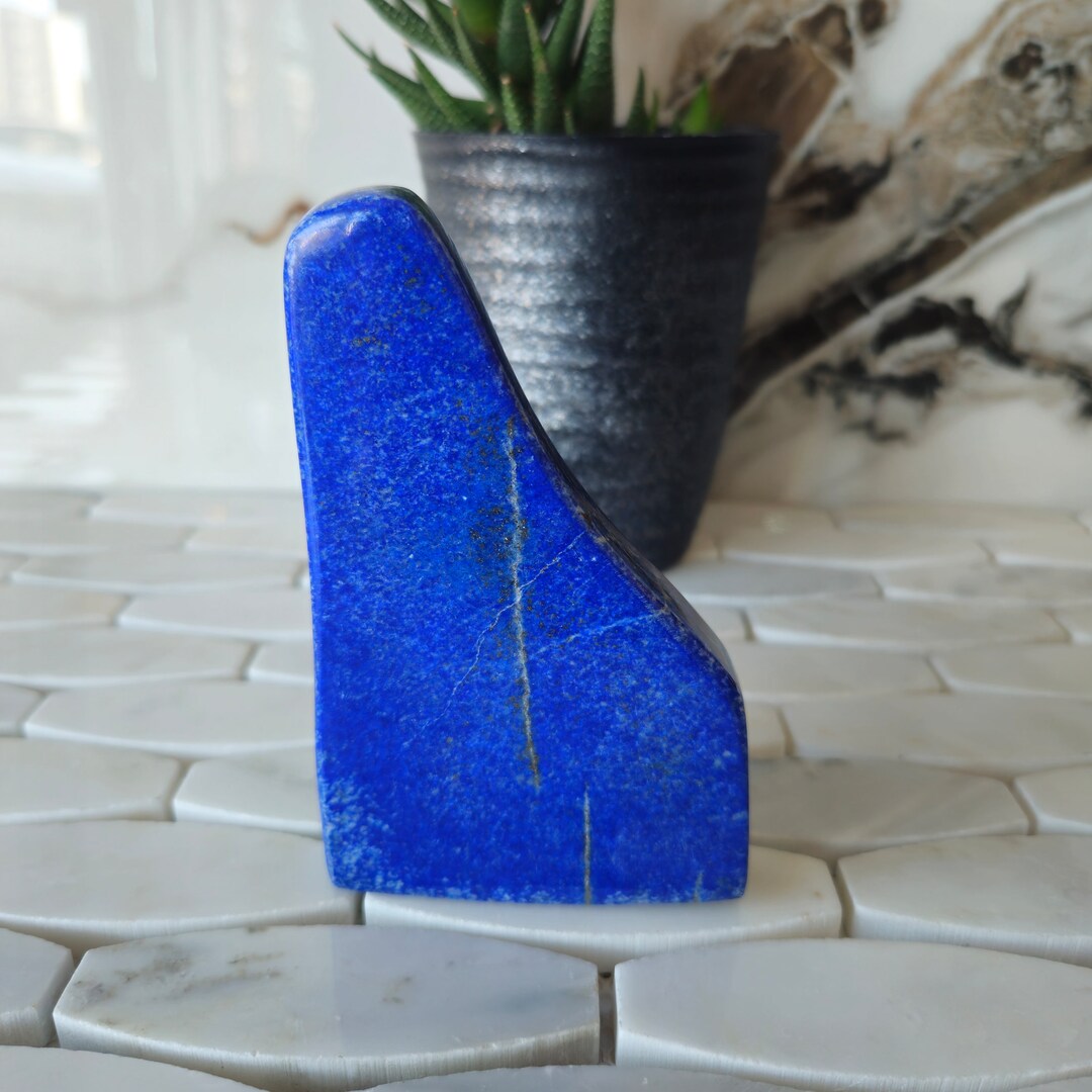 Free Form A+++ Lapis Lazuli: Polished Afghan Palm Stone - Etsy