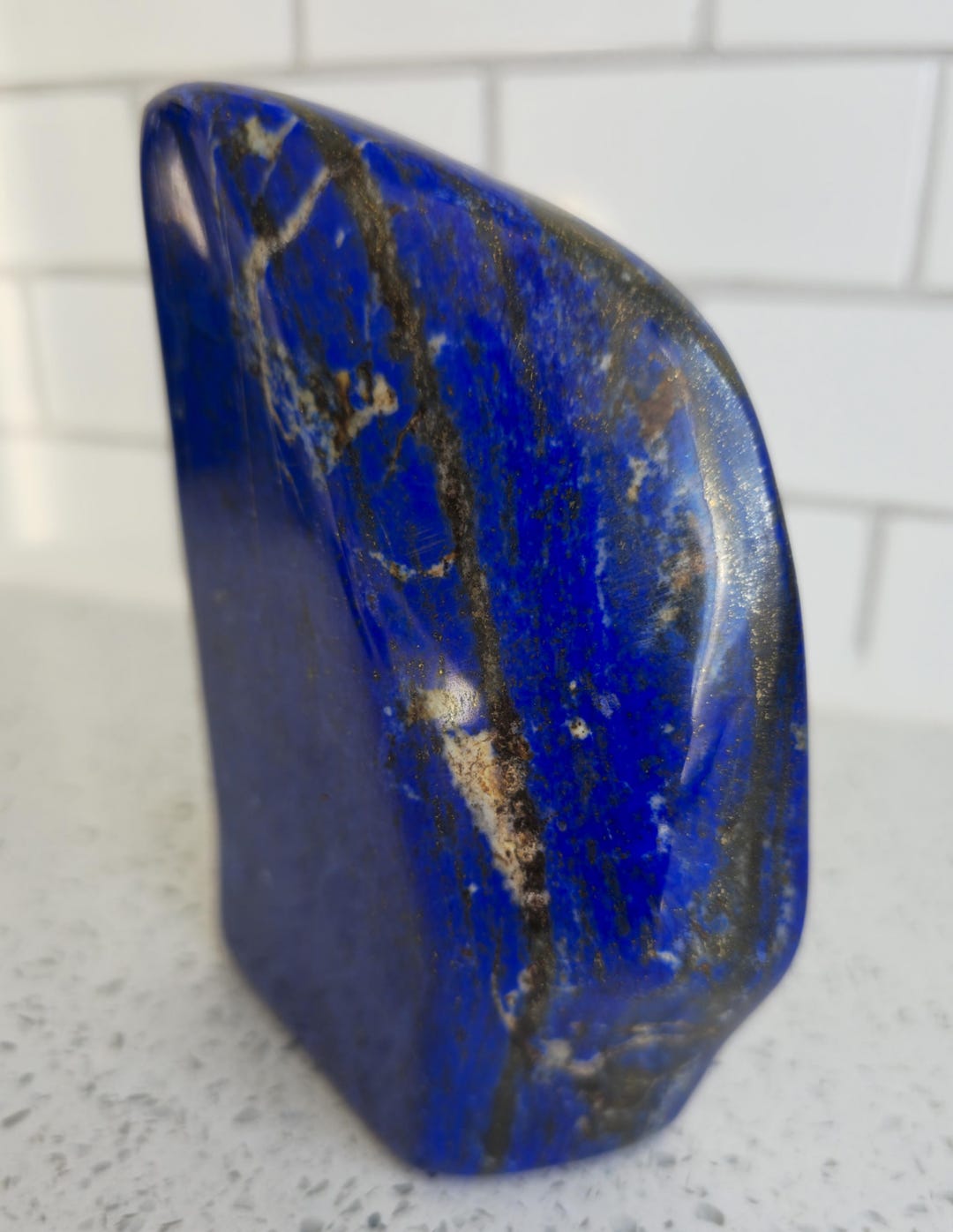 Polished Rough Lapis Lazuli Slab: Afghanistan Golden Pyrite Crystal - Etsy