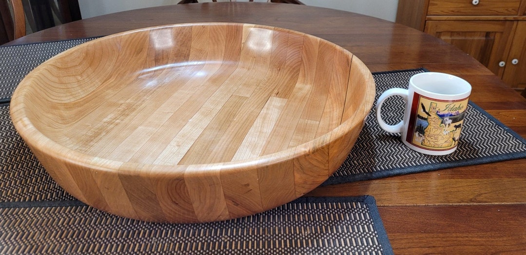 Extra Large American Cherry Bowl - Etsy