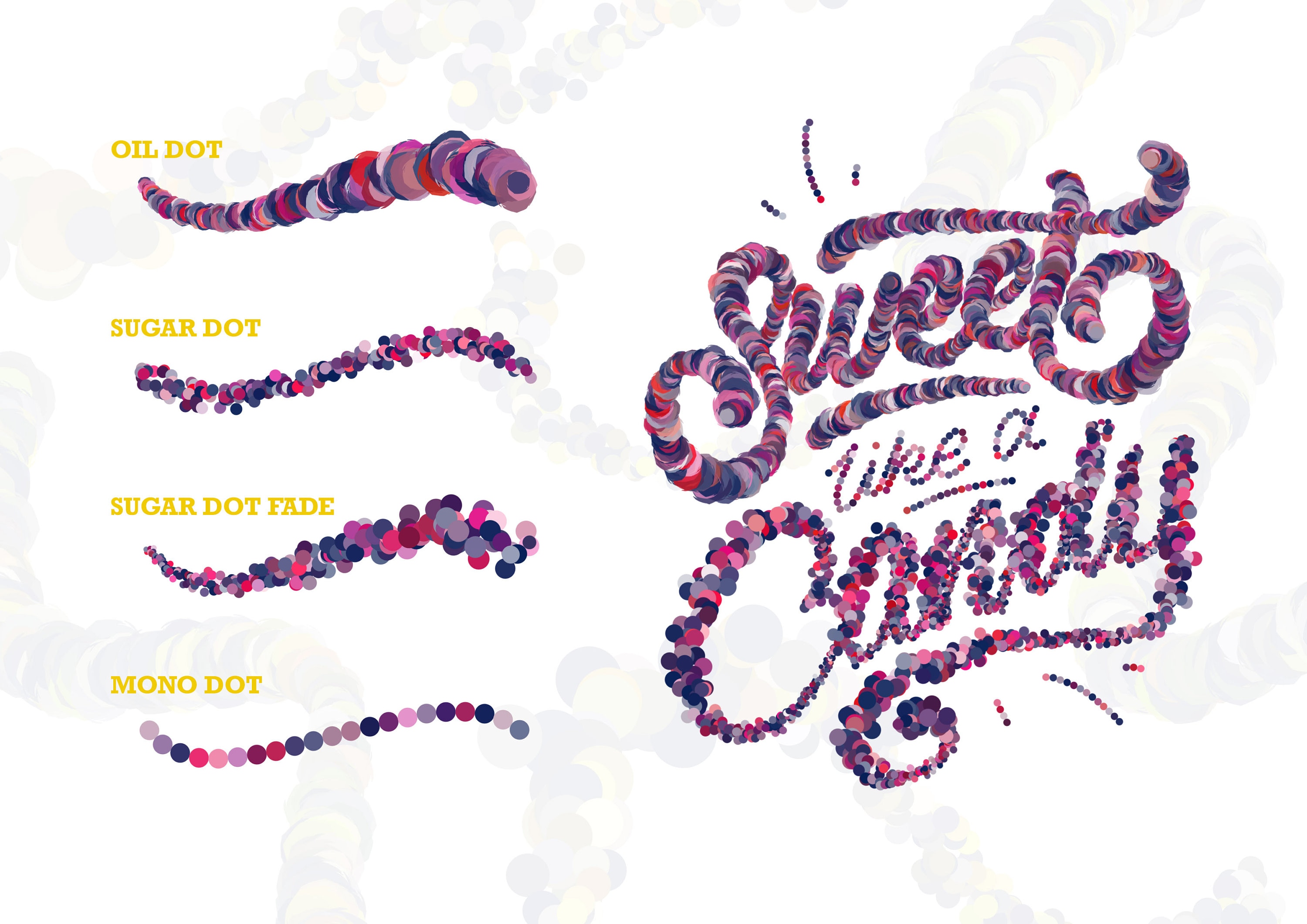 Sugar Lettering Brush Pack - Etsy