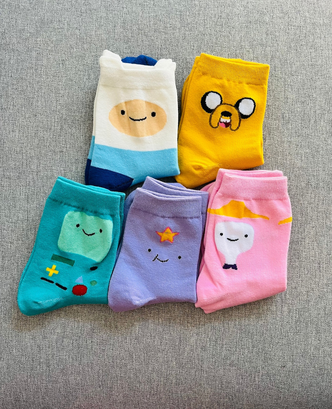Adventure Time Socks Cute Collectibles Gifts for Everyone - Etsy UK