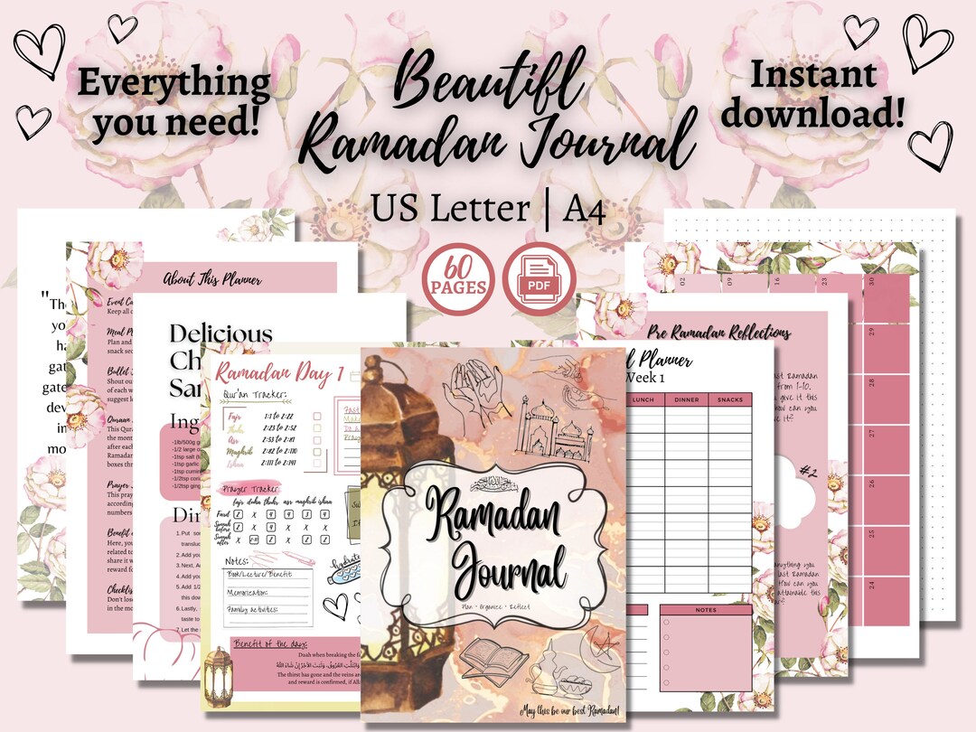 Beautiful Ramadan Journal (digital) - Etsy