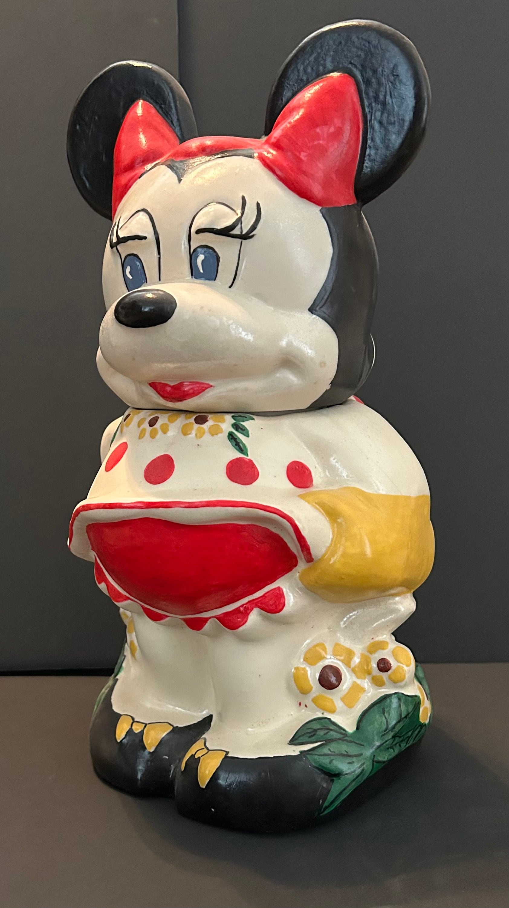 Vintage Mickey, Minnie Mouse Cookie Jar - Etsy