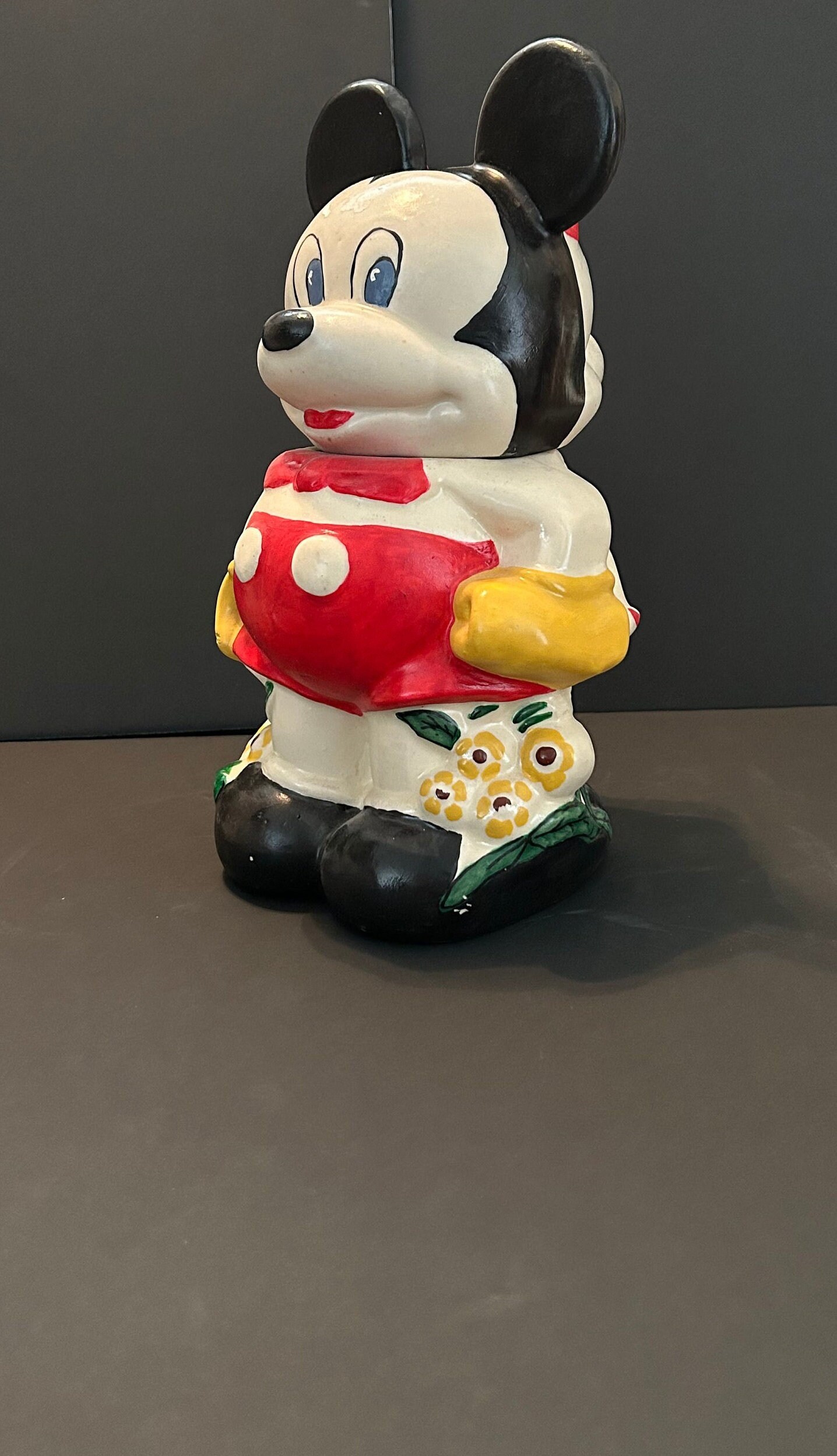 Vintage Mickey, Minnie Mouse Cookie Jar - Etsy