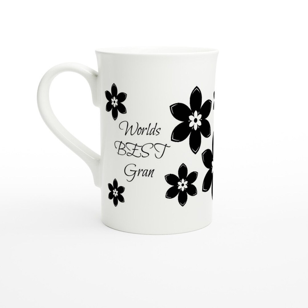 Worlds Best Gran Porcelain Slim Mug 10oz - Etsy